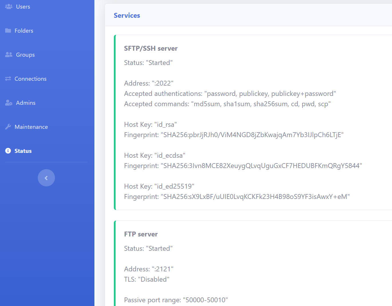 can't connect by FTP in docker (SFTP & webdav is OK) · Issue #876 ...