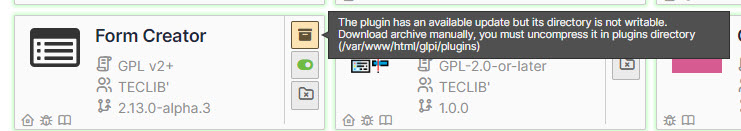 FormCreator 2.13 install in GLPI 10.0.2 · Issue #2930 · pluginsGLPI/formcreator · GitHub