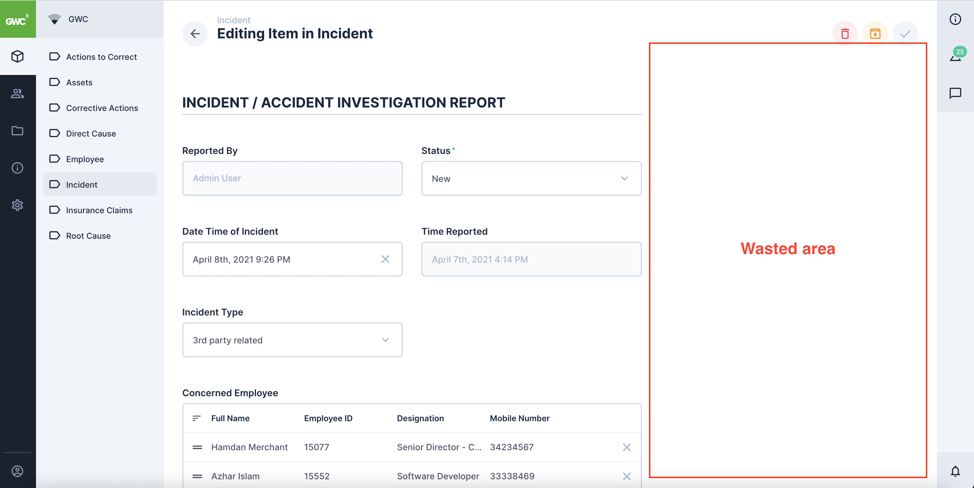 Responsiveness issue ( dimensions ) in creating new item interface ...