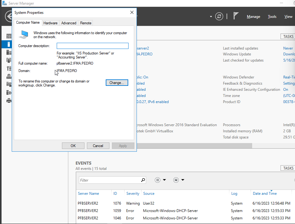 GitHub - pfbahury/WindowsServer