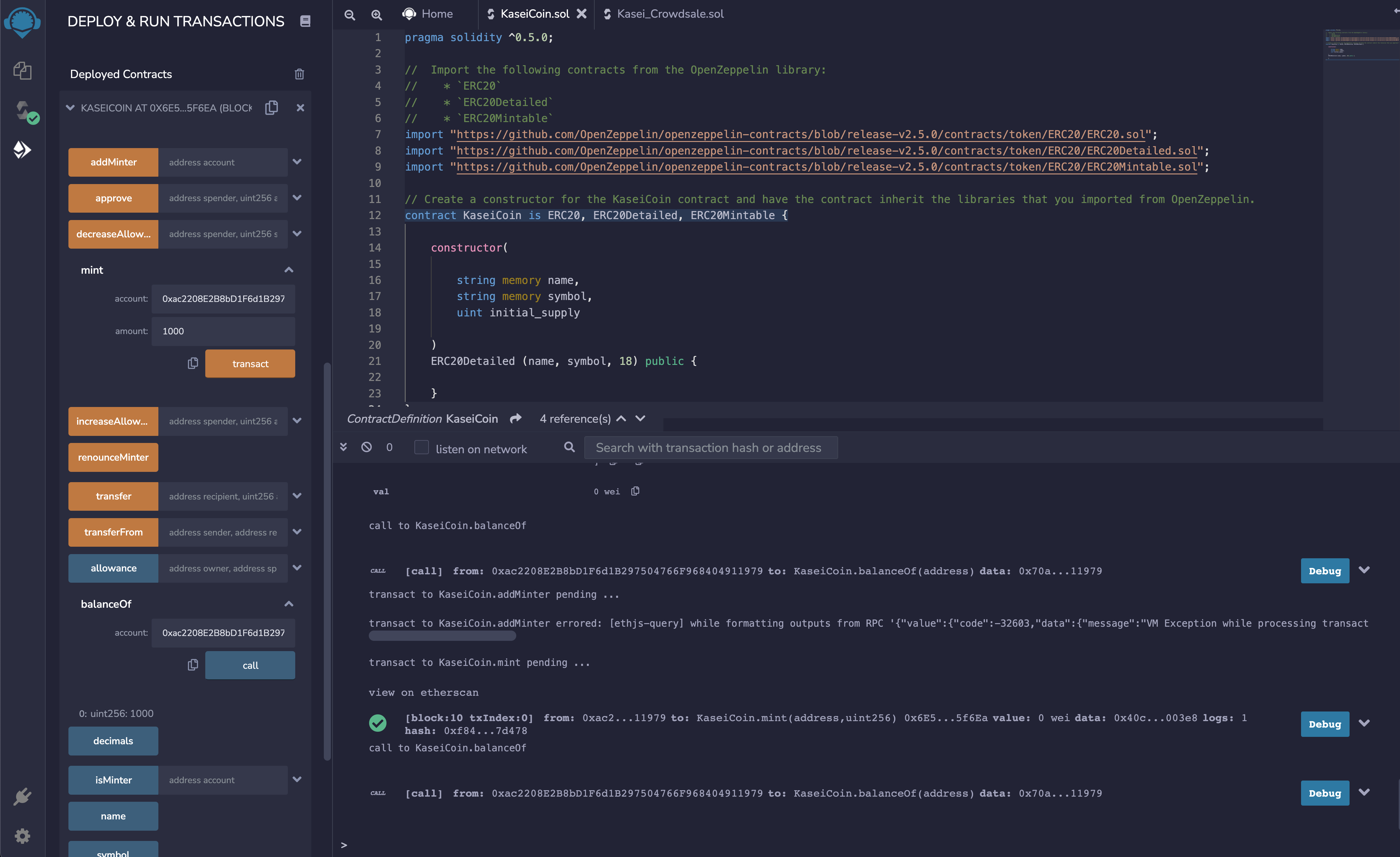 GitHub - AntZam1776/SmartContract_Crowdsale