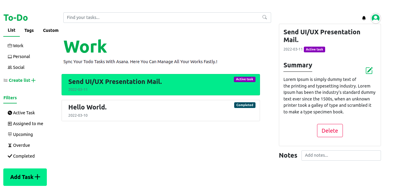 GitHub - Ameer-Amr/Todo-app-with-ASANA