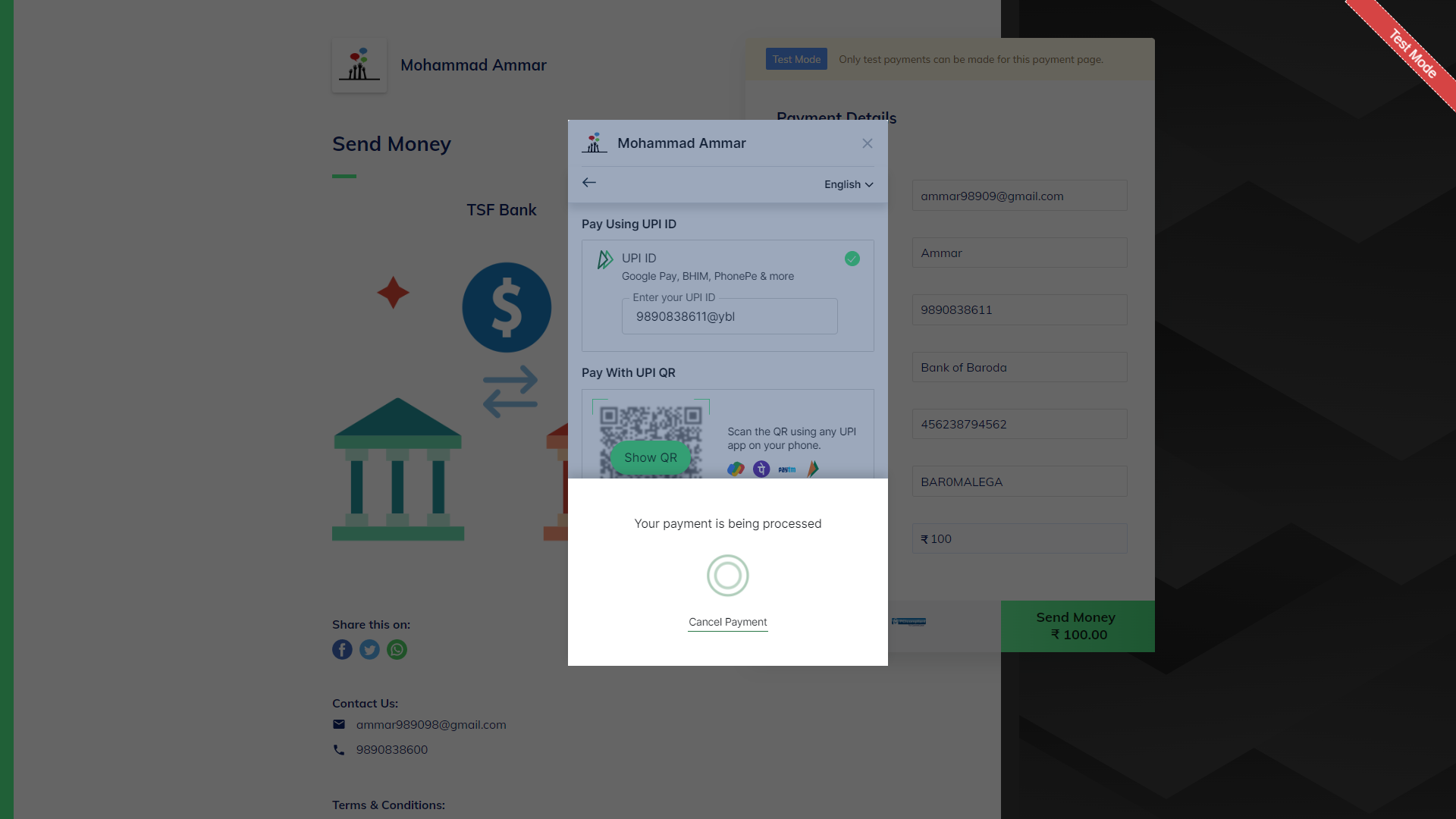 GitHub - MohammadAmmar9890/Basic-Banking-System: Basic Banking System