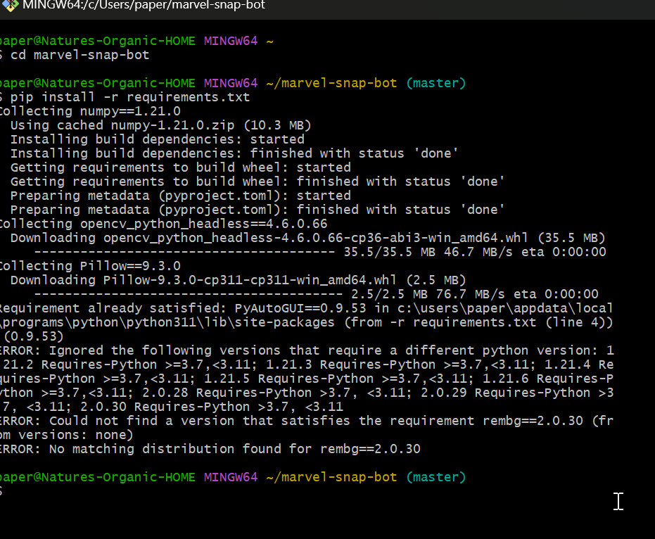 Help with installation guide · AdriaGual marvel-snap-bot · Discussion #74 · GitHub