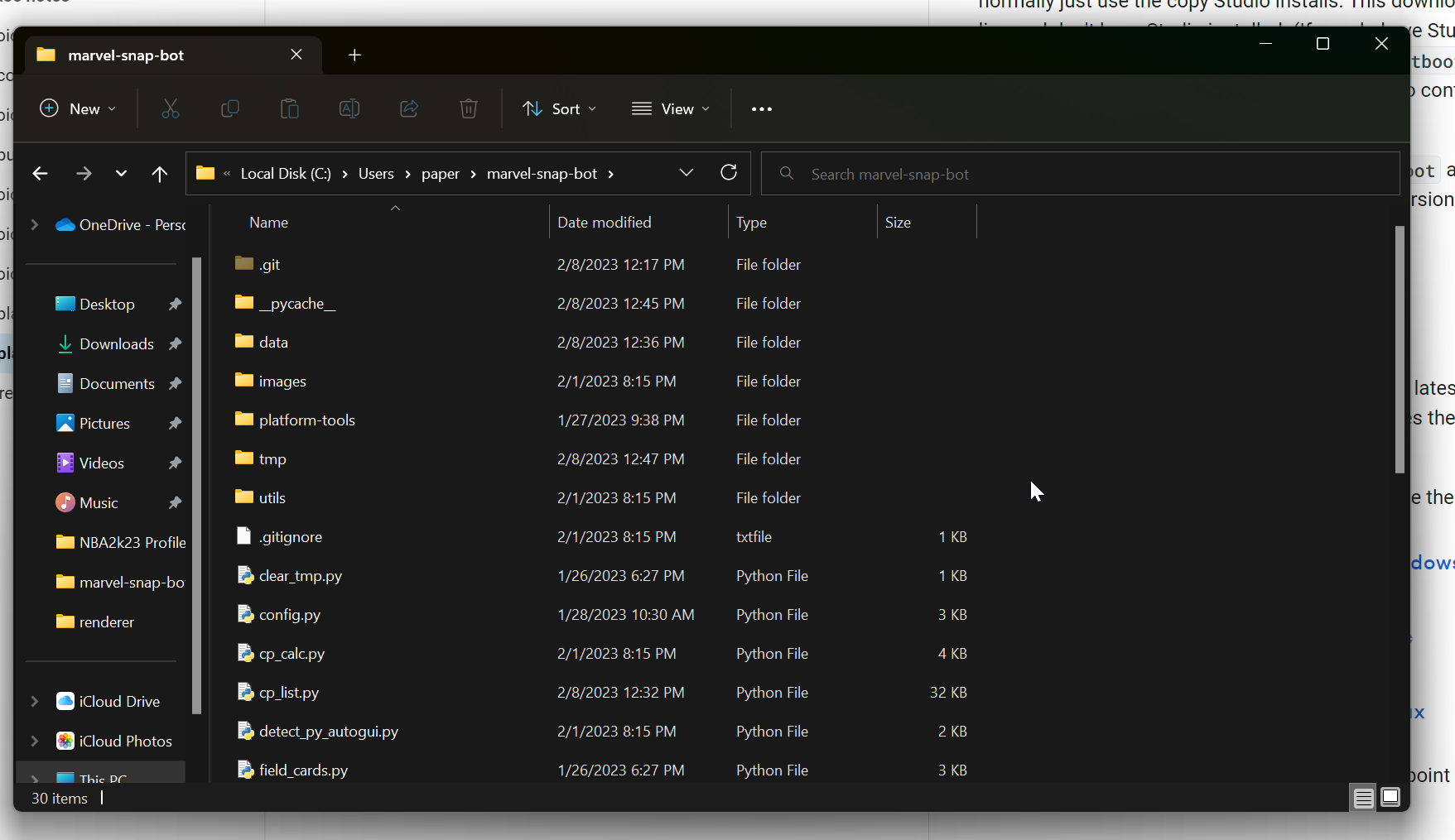 Help with installation guide · AdriaGual marvel-snap-bot · Discussion ...