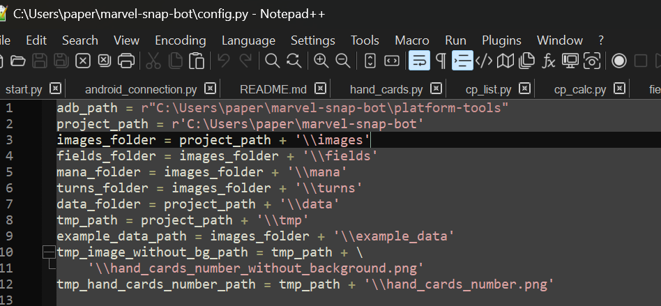 unable to start bot · Issue #80 · AdriaGual/marvel-snap-bot · GitHub