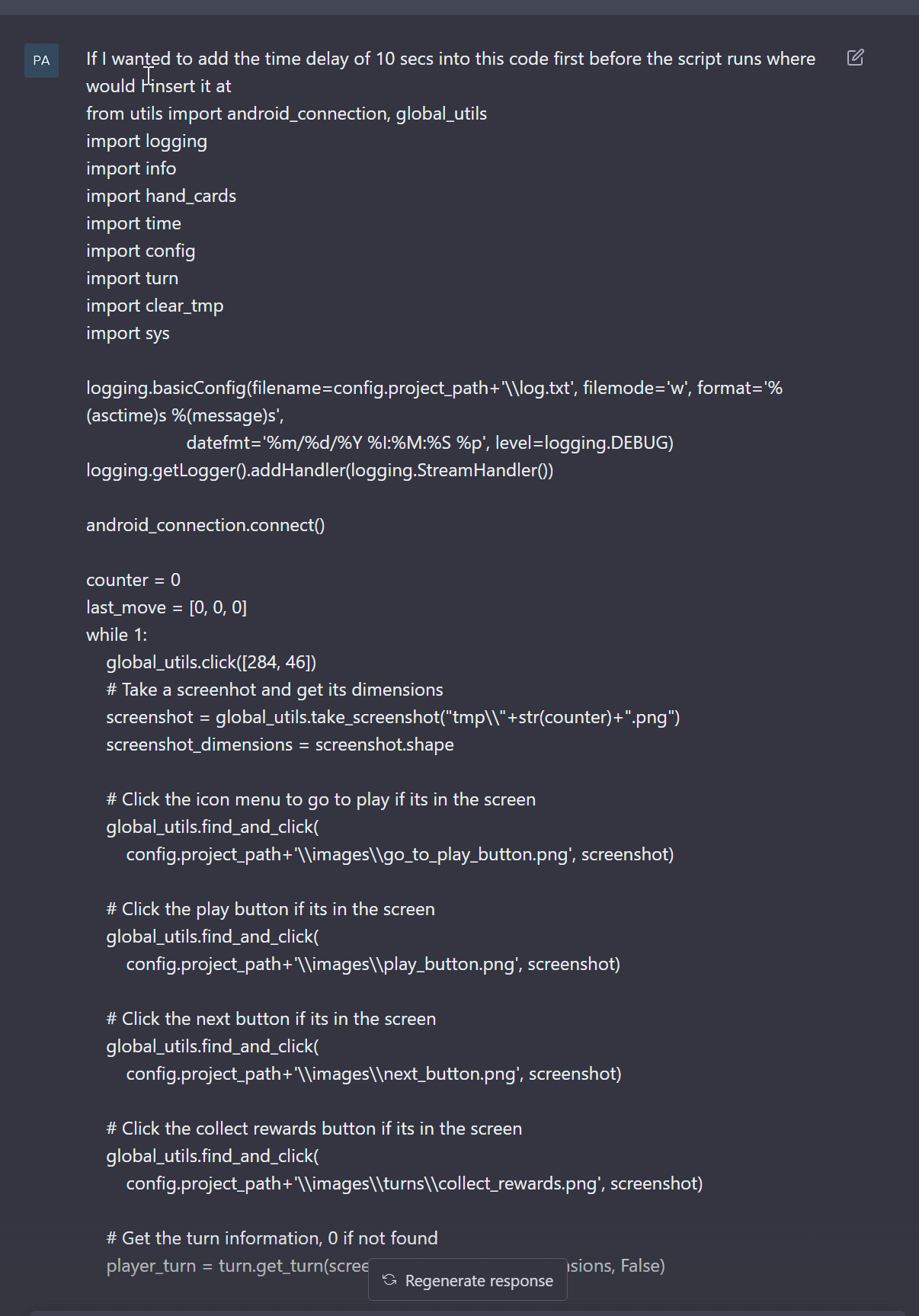 CHAT GPT CAN HELP YOU · AdriaGual marvel-snap-bot · Discussion #91 · GitHub