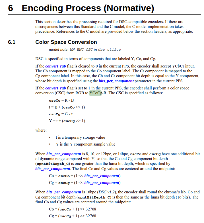 [GigEV] Is color texture pixel format reversible YCoCg-R? (not custom YCoCg) · Issue #4 ...