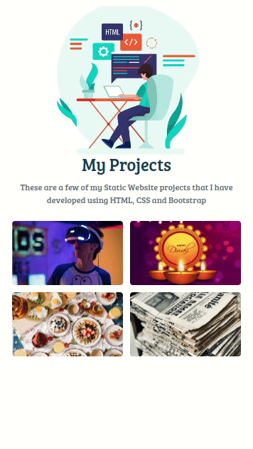 GitHub - charani013/MyProjectsPage-html-css
