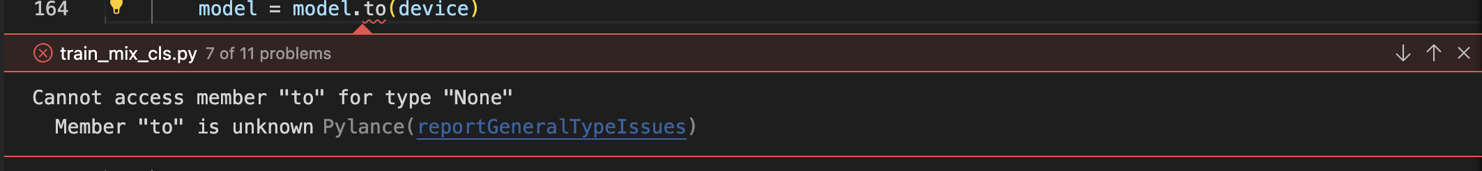 Cannot Access Member To For Type None Member To Is Unknownpylance Reportgeneraltypeissues