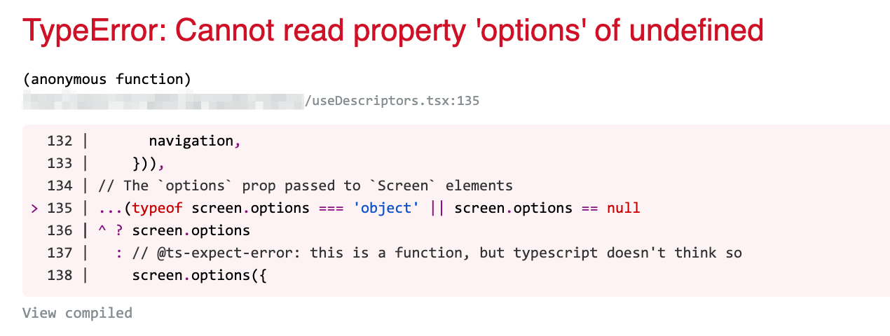 Crash with React Native Web and selectively mounted screens · Issue #9082 · react-navigation ...