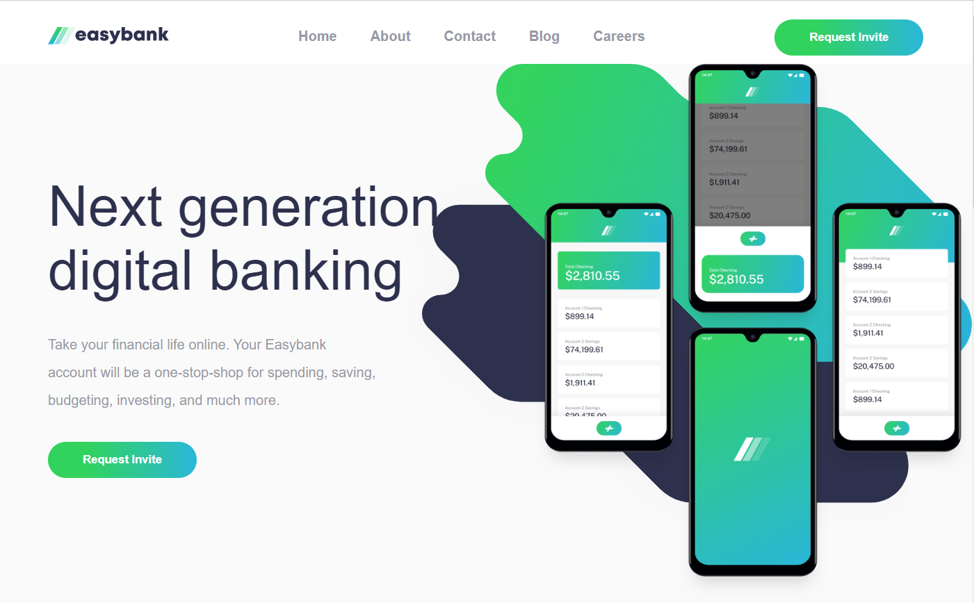 GitHub - anupriyalathey/Easybank-landing-page
