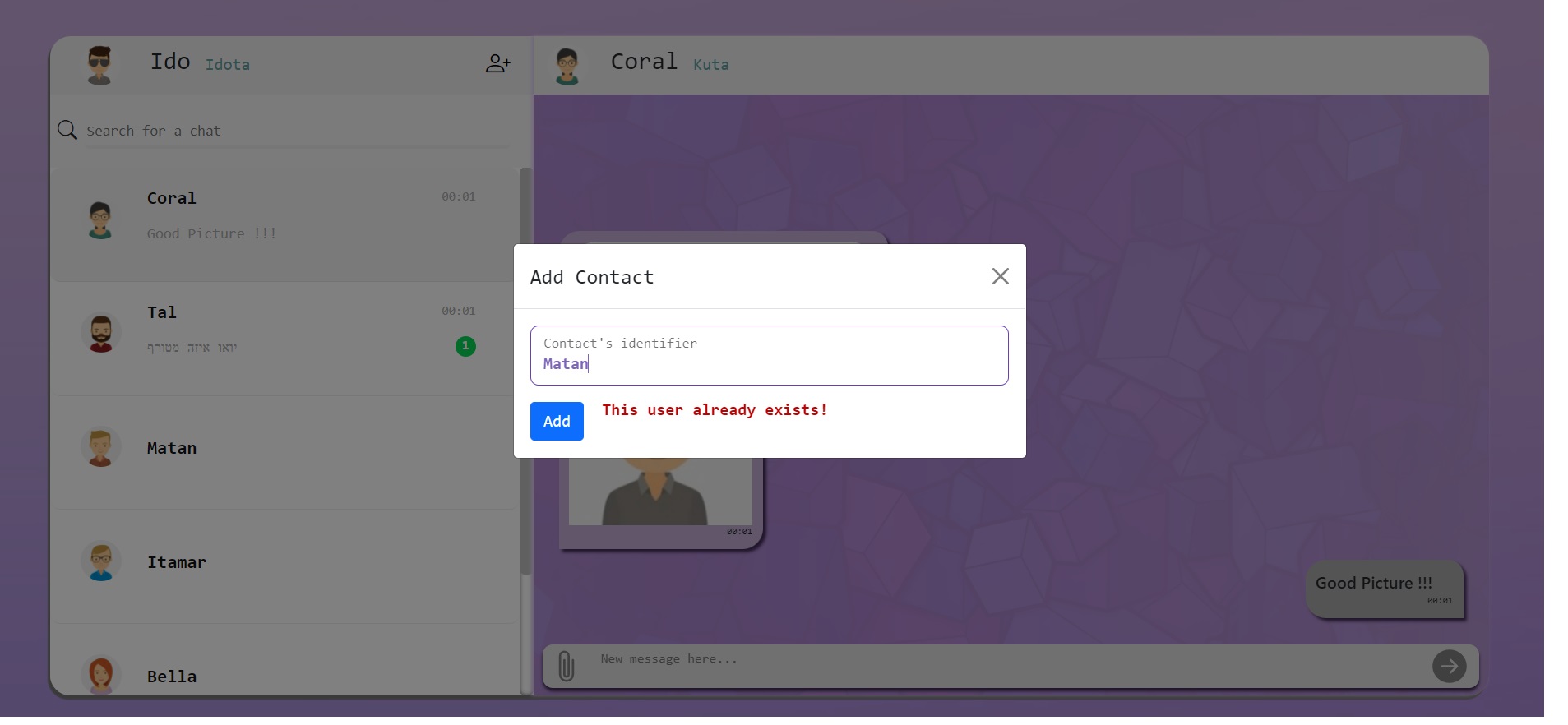 GitHub - IdoTav/MaKoreWebApp: Client side for our Chat web application
