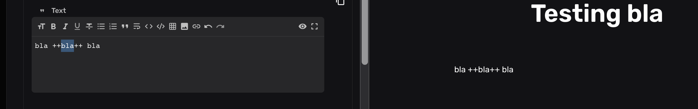 Text Editor Underline Is Not Working · Issue 499 · Firecmscofirecms · Github