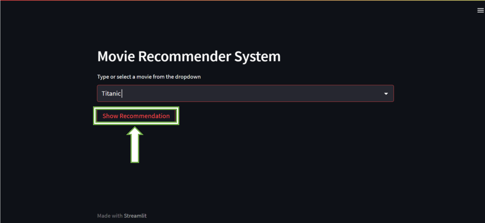 GitHub - sarthak071/movie_reccomendation-system