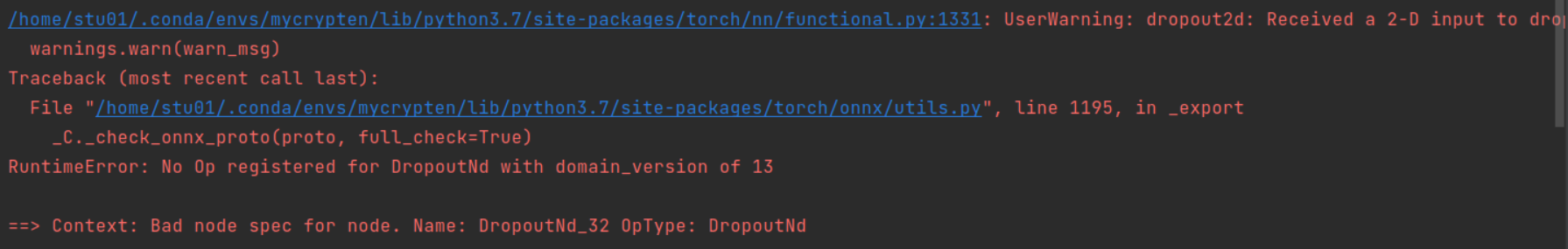 Context: Bad node spec for node. Name: DropoutNd_32 OpType: DropoutNd · Issue #412 ...