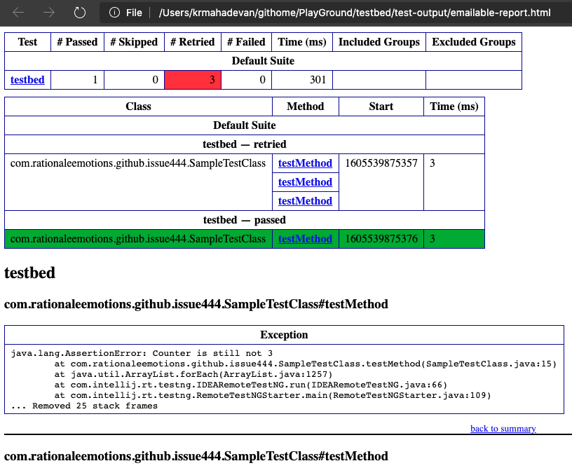 Iretryanalyser Weird Behaviour · Issue 444 · Testng Teamtestng · Github