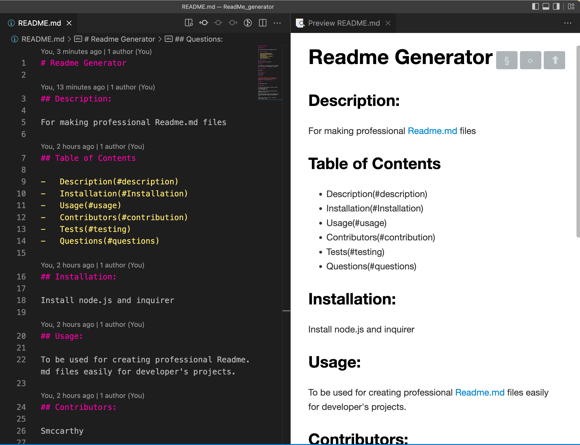 GitHub - Smccarthy17/ReadMe_generator