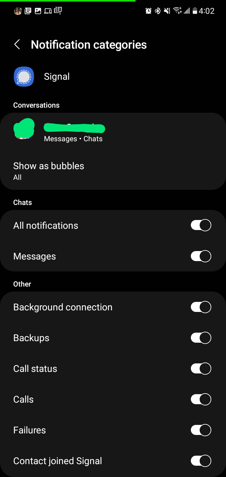 Signal doesn't bubble conversations in Android 12 even when settings enabled · Issue #12036 ...