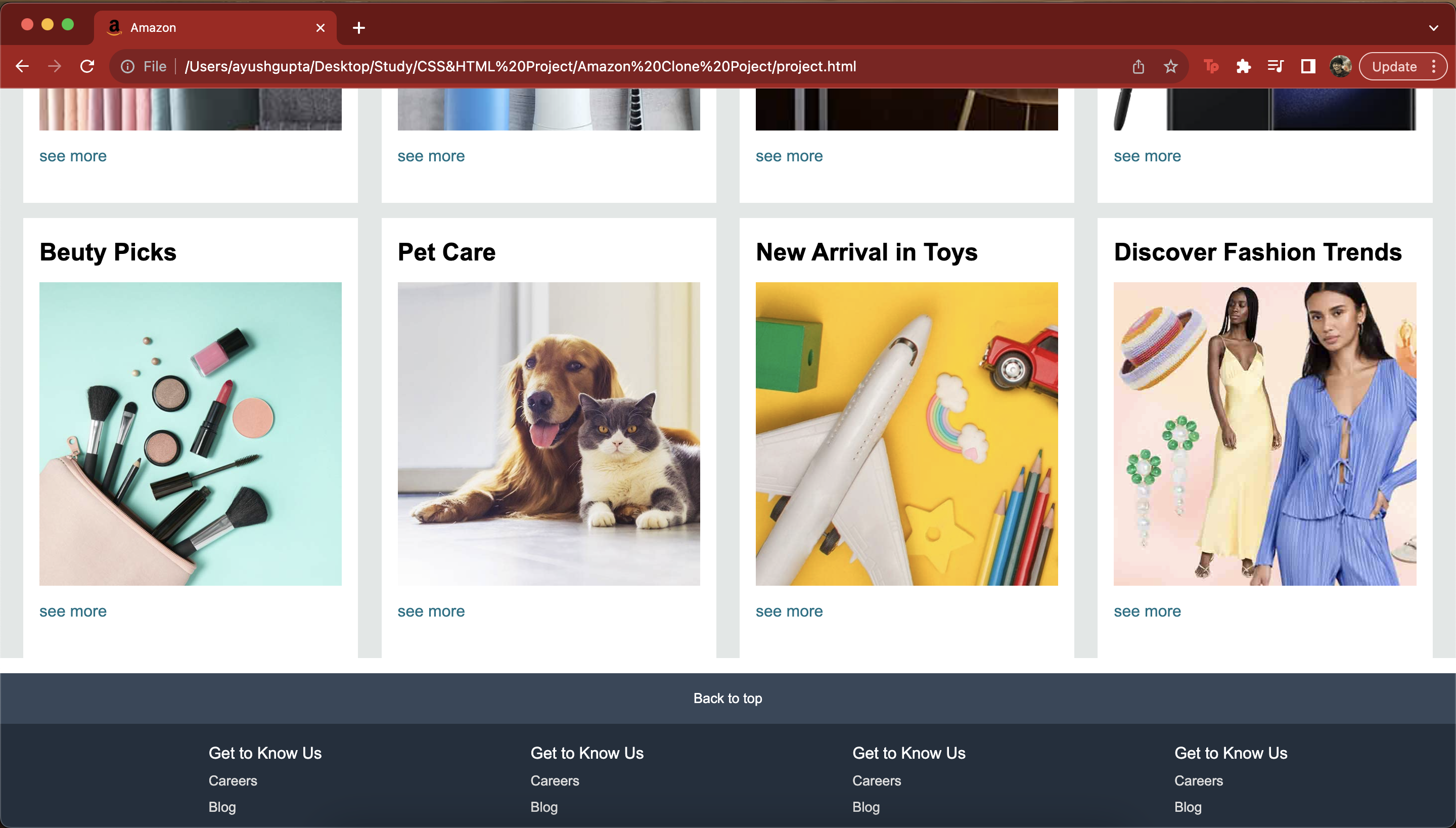 GitHub - Itsayush30/Amazon-Clone-: "Amazon Clone" project: Recreate ...