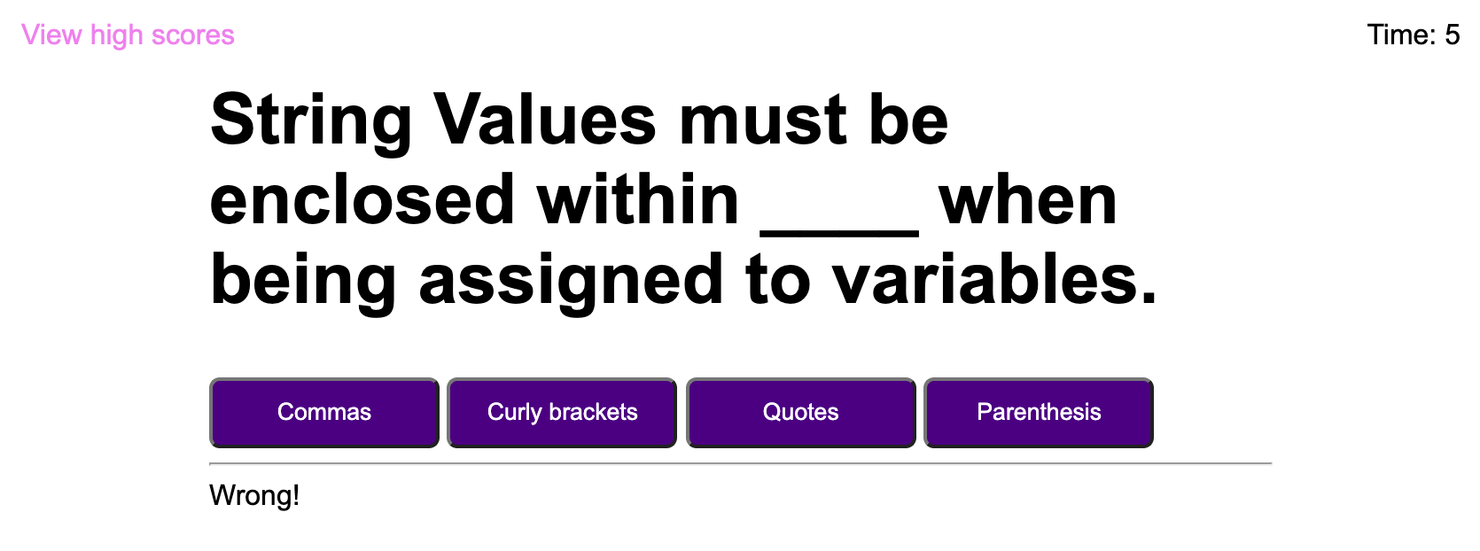 GitHub - AhmedAlkh/code-quiz: Web APIs Challenge: Code Quiz