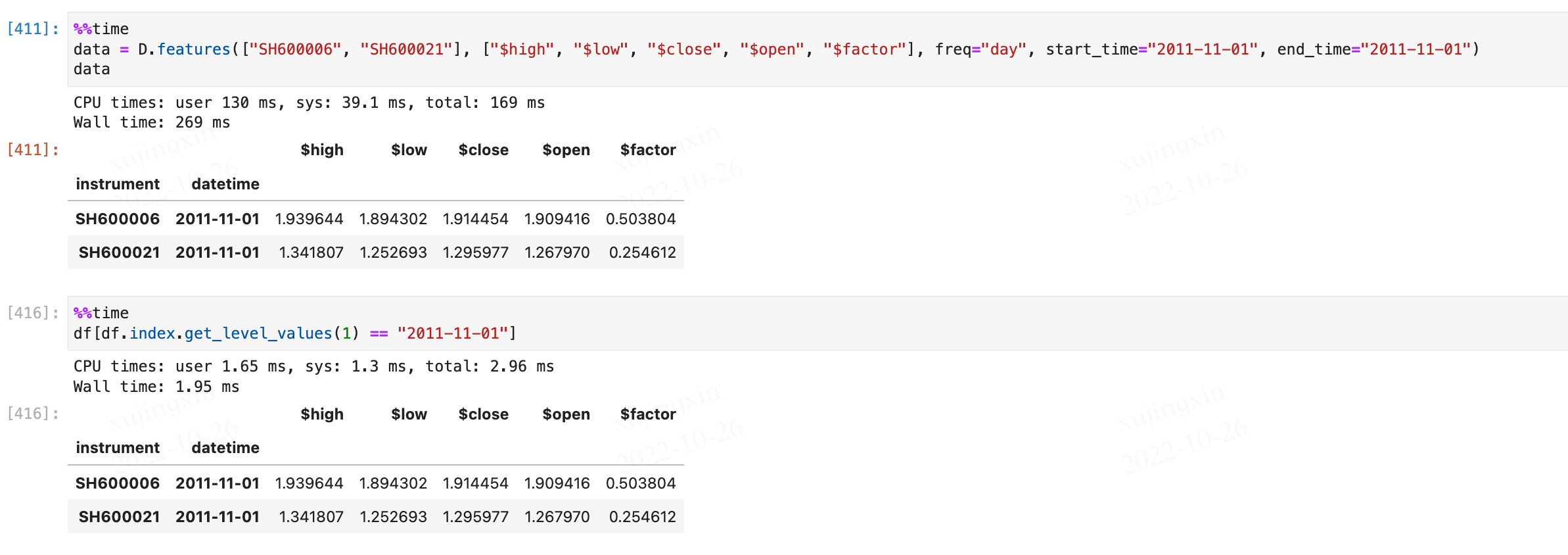 D.features is 100x slower than pandas. · Issue #1343 · microsoft/qlib · GitHub