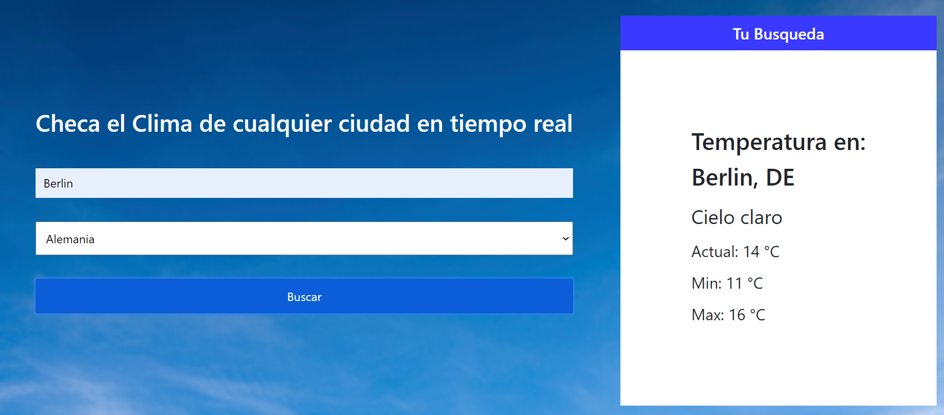 Github Tadeo 2404 App Del Clima App Elaborada Usando Javascript Css 3 Html 5