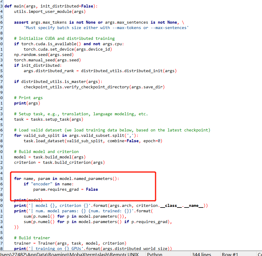 How Do I Freeze Certain Parameters On Fairseq When Training · Issue