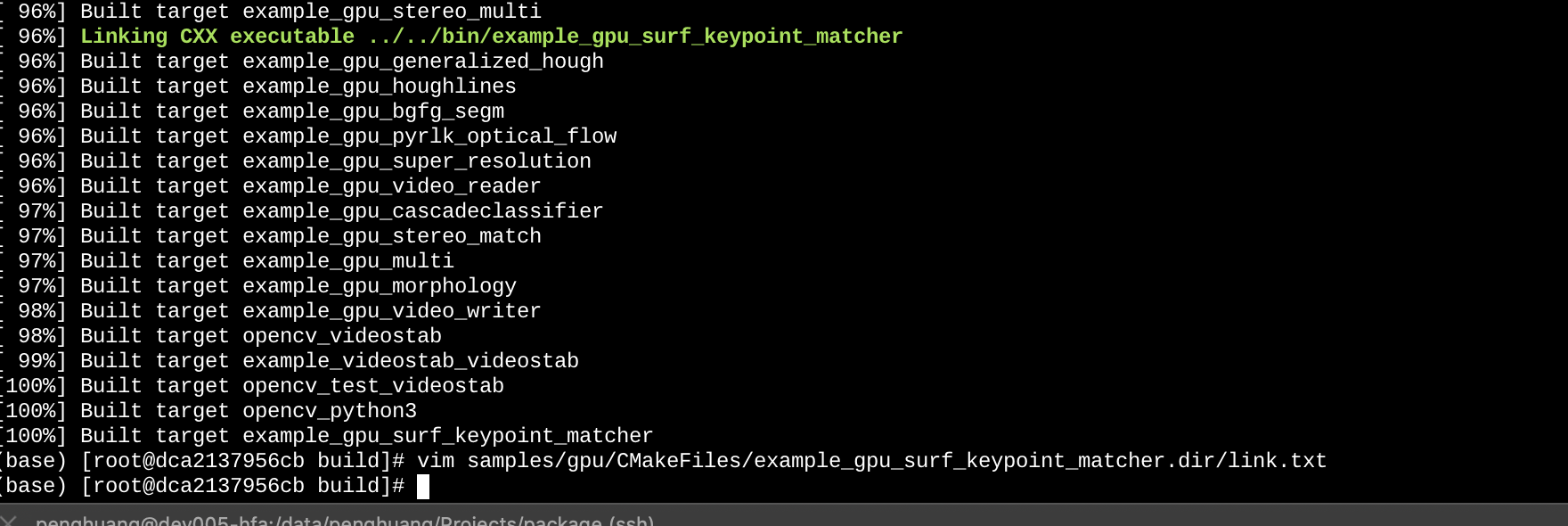 Opencv 3 3 0 R2 Surf Keypoint Matcher Cpp 53 Undefined Reference To `cv Cuda Surf Cuda