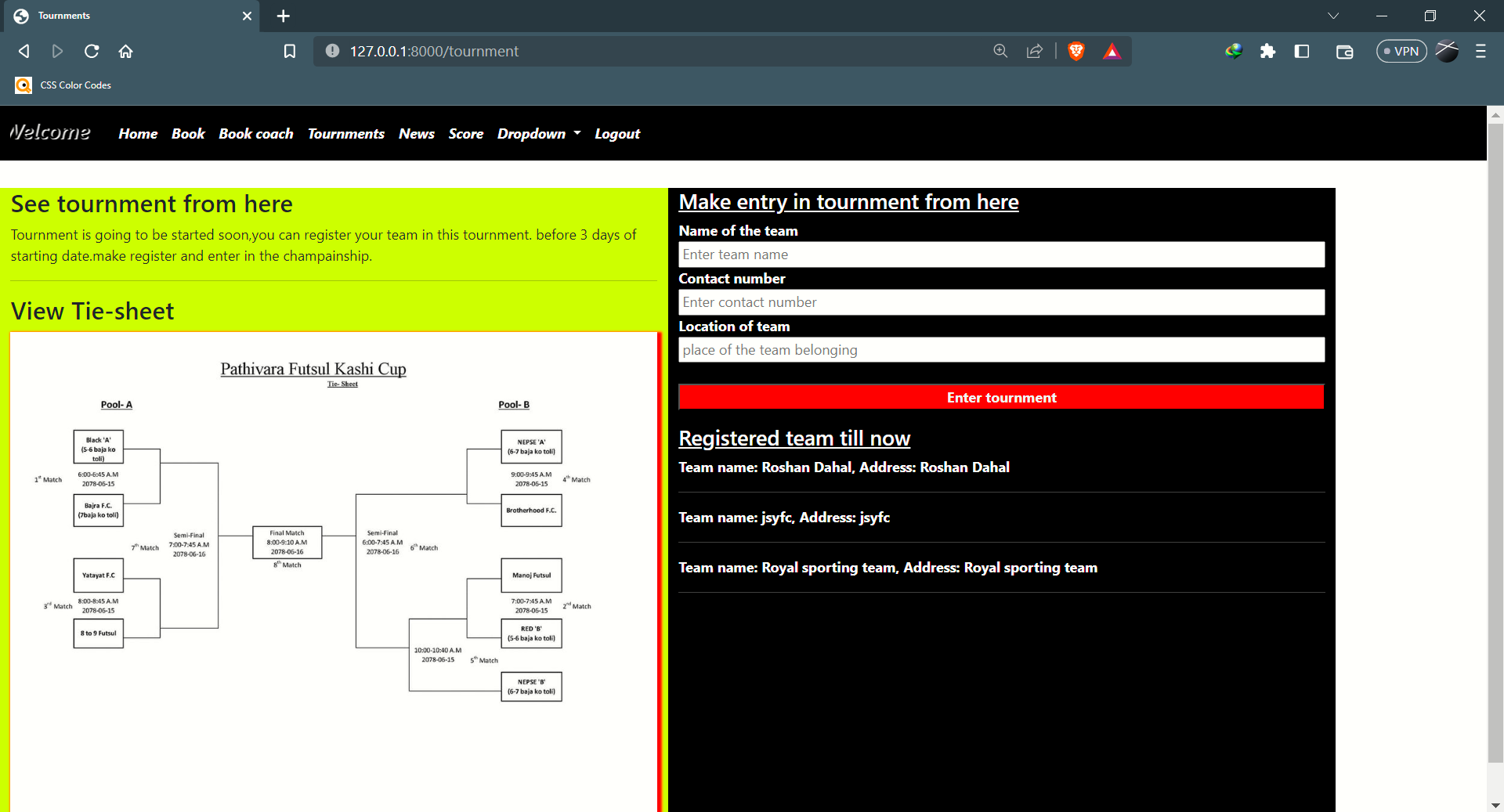 GitHub - Roshandahal/Futsal-Management-System: This project is made up ...