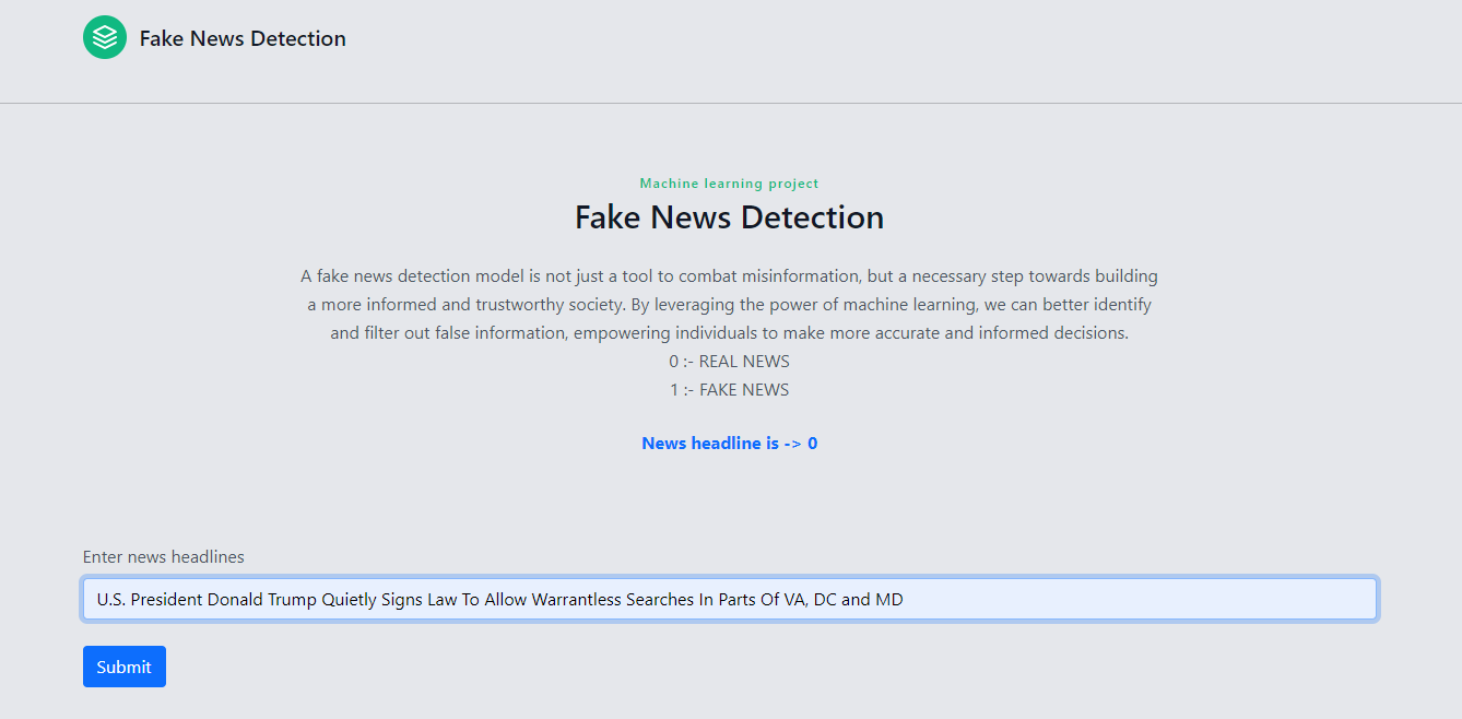 GitHub - SHRISTIGUPT/Fake-News-Detection: It will detect the news ...