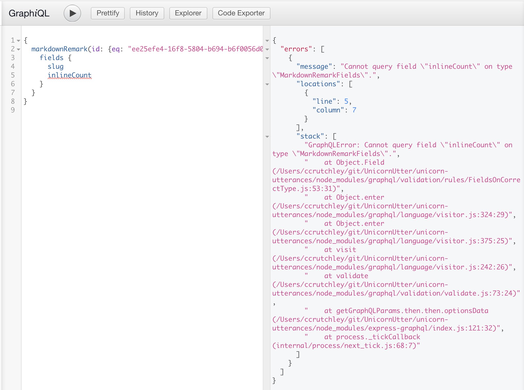 `createNodeField` is not working in `gatsby-remarked` plugin · Issue #20684 · gatsbyjs/gatsby ...