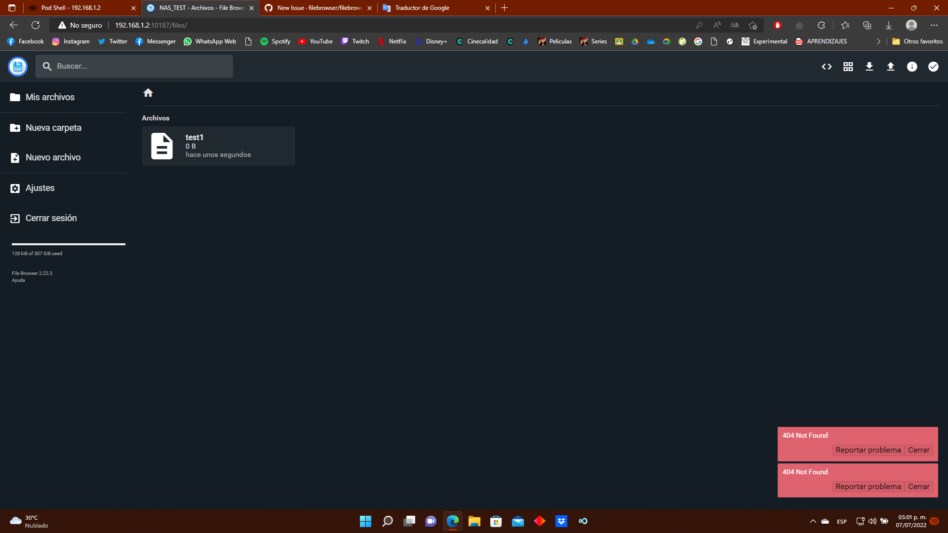 I can't access my file path · Issue #2030 · filebrowser/filebrowser · GitHub