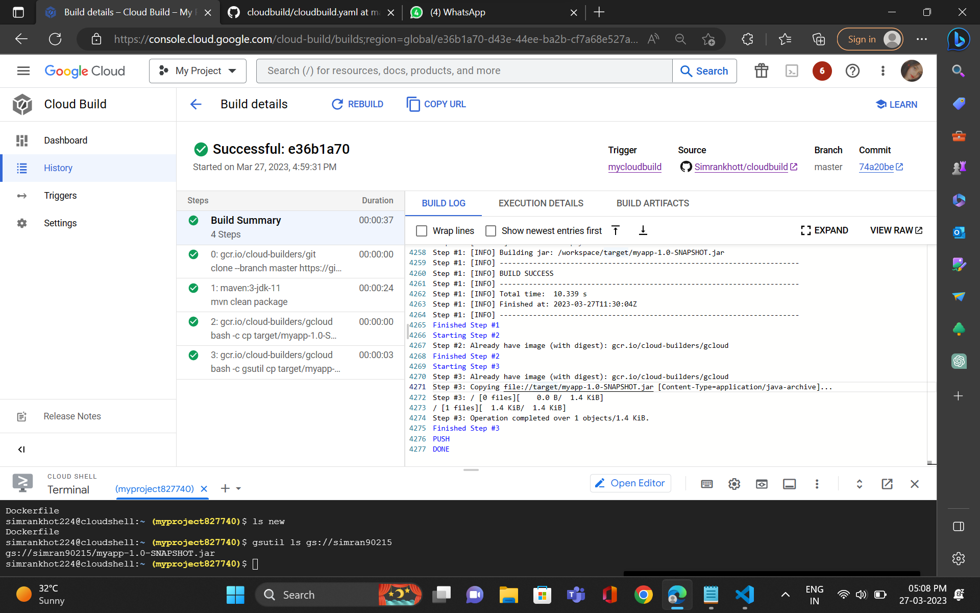 GitHub - Simrankhott/gcp-cloudbuild
