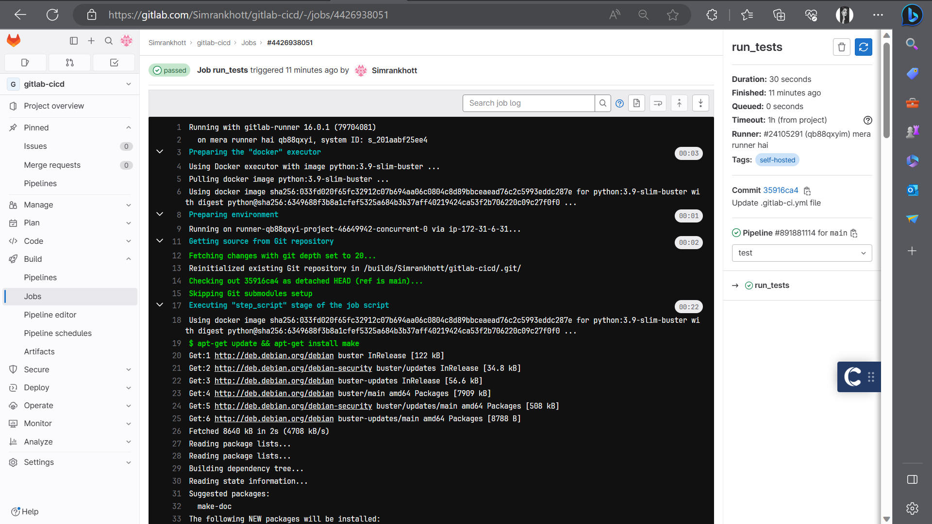 GitHub - Simrankhott/Gitlab-ci