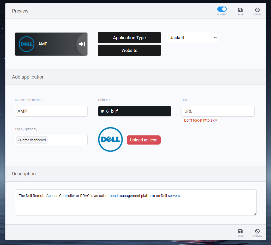 Add Application type -> [any] icons no longer loading, name mot auto-populating · Issue #812 ...