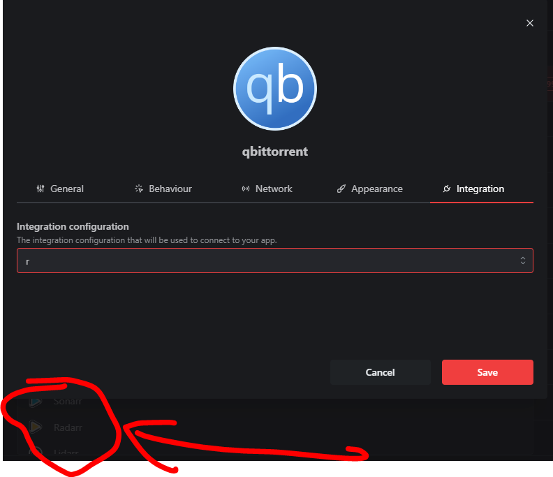 The integrations list is covered by the main window when adding a container. · Issue #584 ...