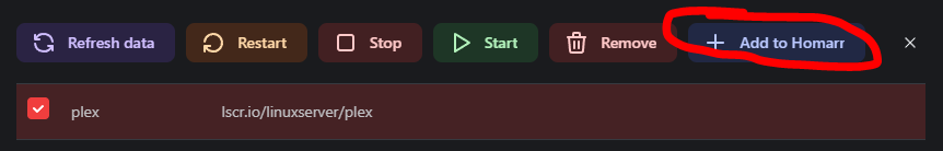 Add docker container to Homarr doesn't bring popup configuration window · Issue #585 · ajnart ...
