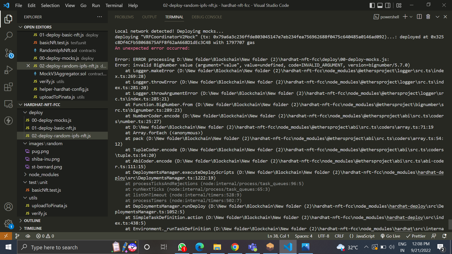 Lesson 14 Unable To Upload Files On Pinata · Smartcontractkit Full Blockchain Solidity Course