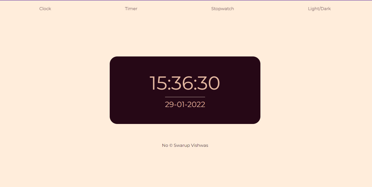 GitHub - SwarupVishwas18/full-functional-clock: It is minimal, multi ...