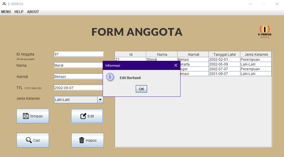 GitHub - Dapperson/FinalProjectOOP-JAVA: Projek Akhir Pemrograman Berorientasi Objek Kelompok ...
