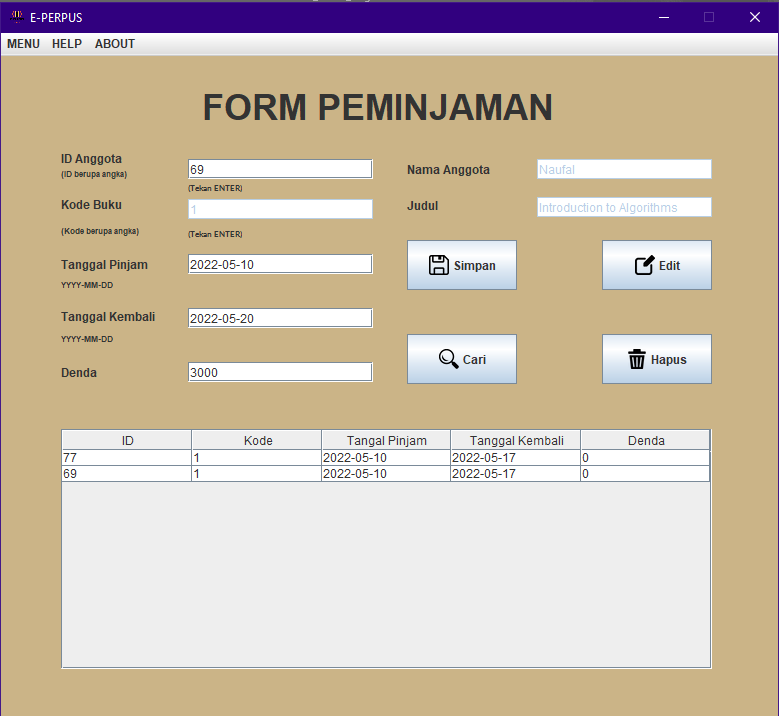 GitHub - Dapperson/FinalProjectOOP-JAVA: Projek Akhir Pemrograman Berorientasi Objek Kelompok ...