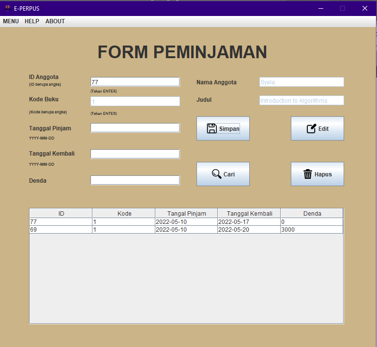 GitHub - Dapperson/FinalProjectOOP-JAVA: Projek Akhir Pemrograman ...