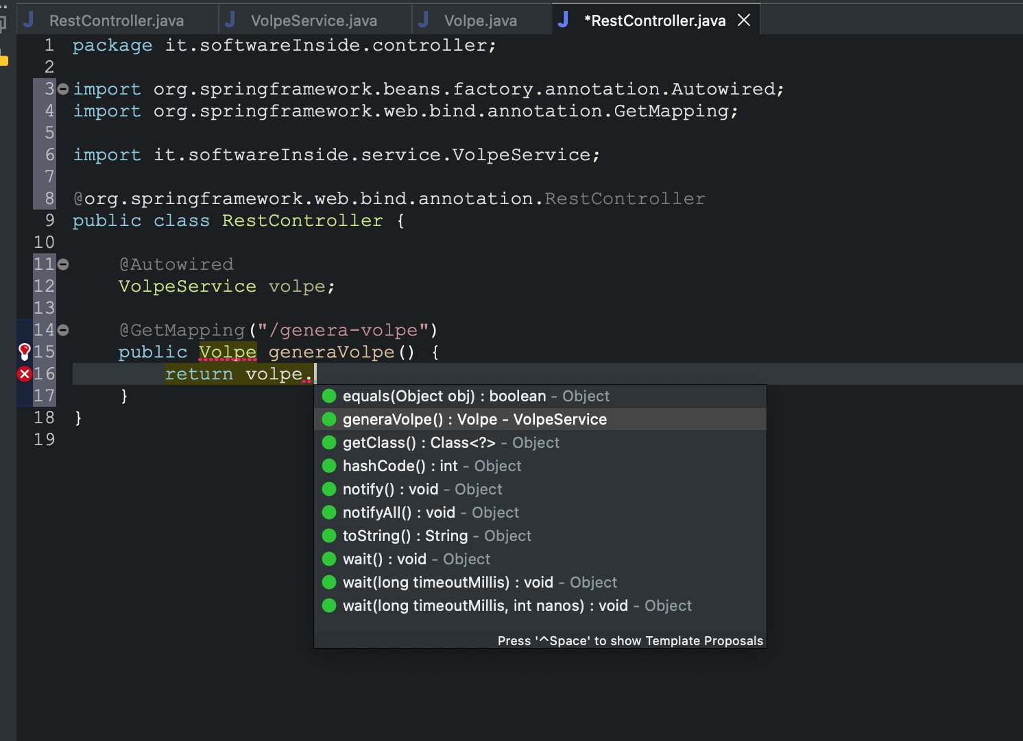 GitHub - norma92/progetto-volpe