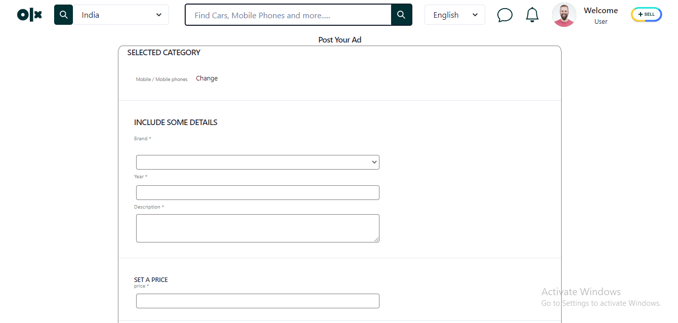 GitHub - RupeshChavan4003/OLX-Clone: The OLX marketplace is a platform for buying and selling ...