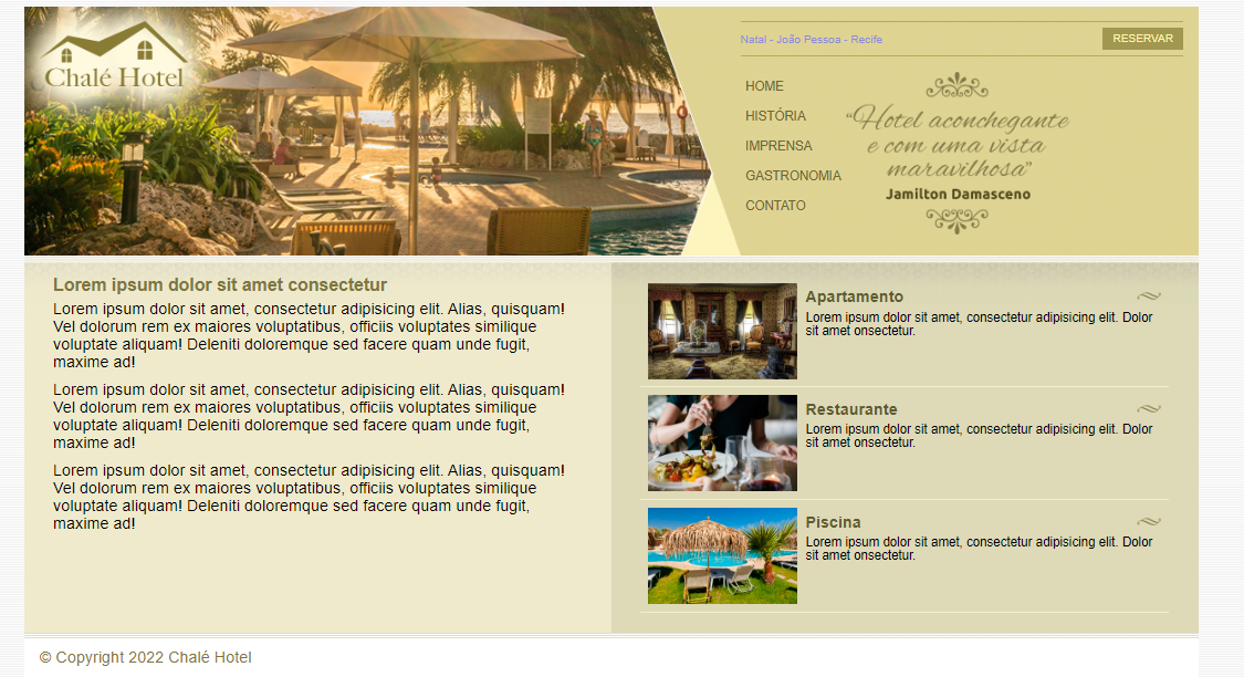 GitHub - DouglasTrindade/chale-hotel