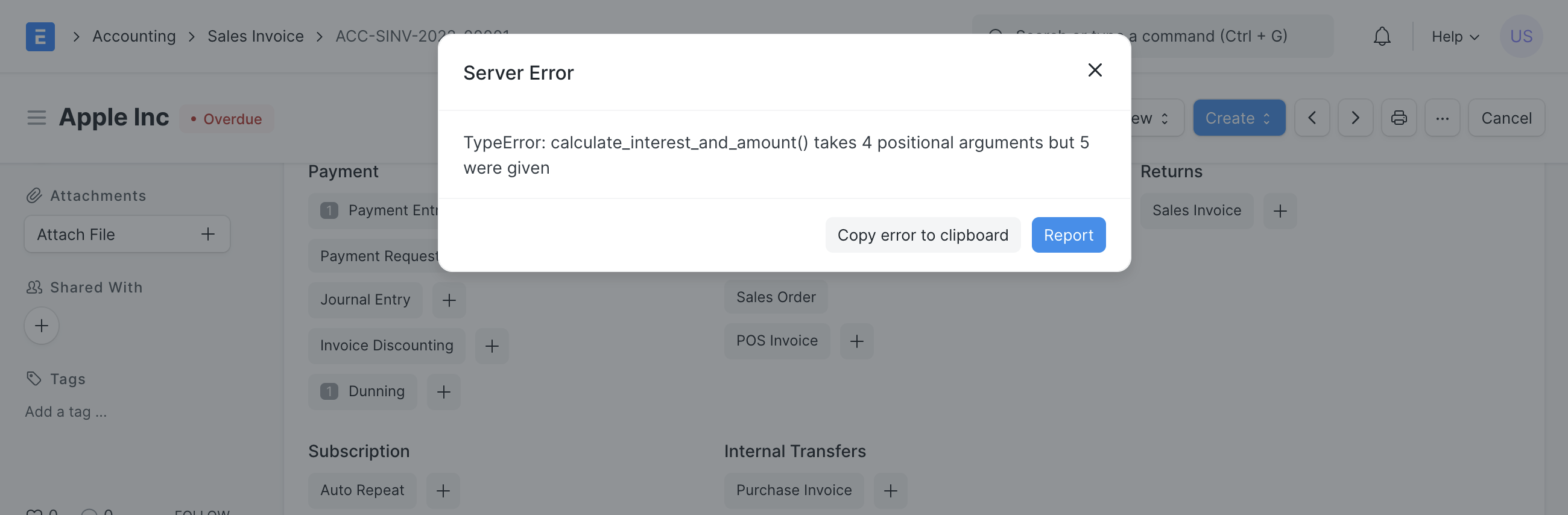 Error in Dunning Flow · Issue #32224 · frappe/erpnext · GitHub