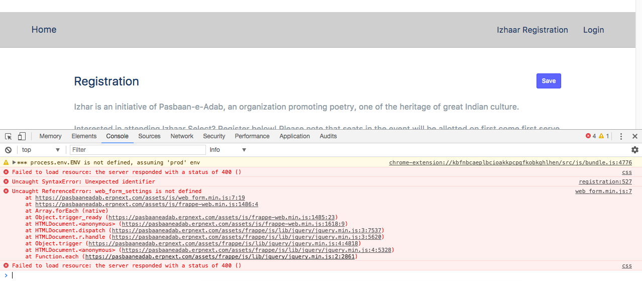 Error when submitting Web Form · Issue #9729 · frappe/erpnext · GitHub