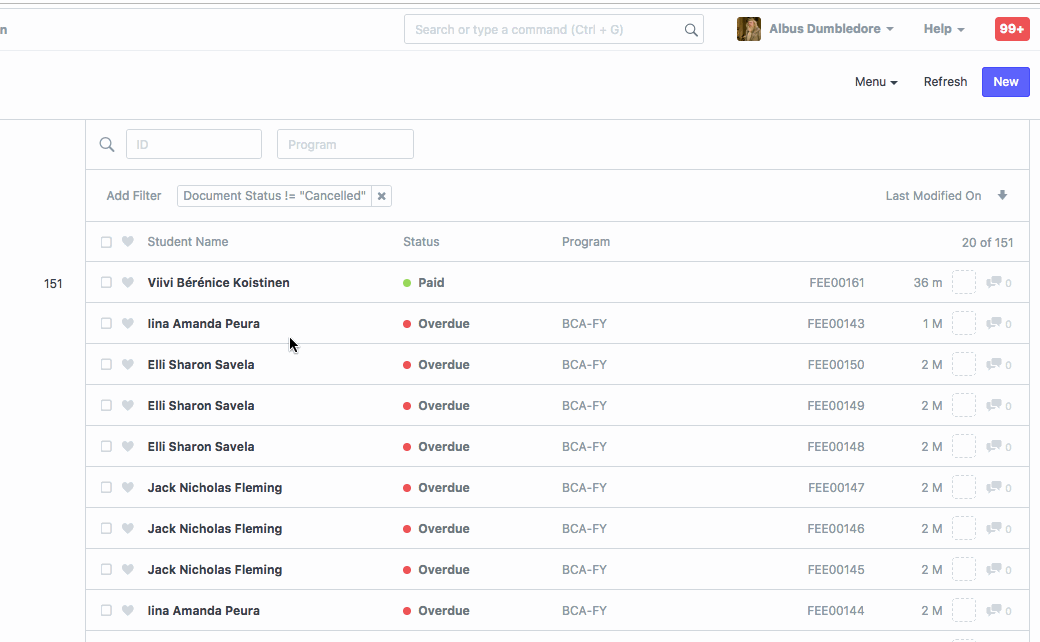 [Bug] Fee to Payment Entry - Fee ID and details not updated in the ...