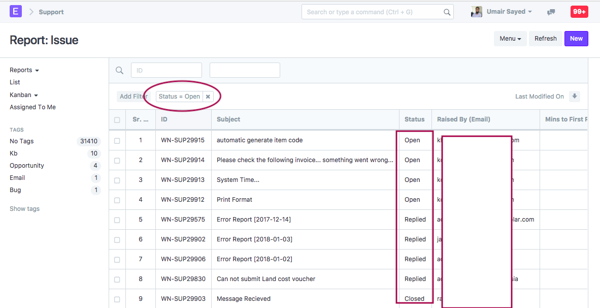 In the Report Builder View, filters not applied · Issue #12308 · frappe/erpnext · GitHub